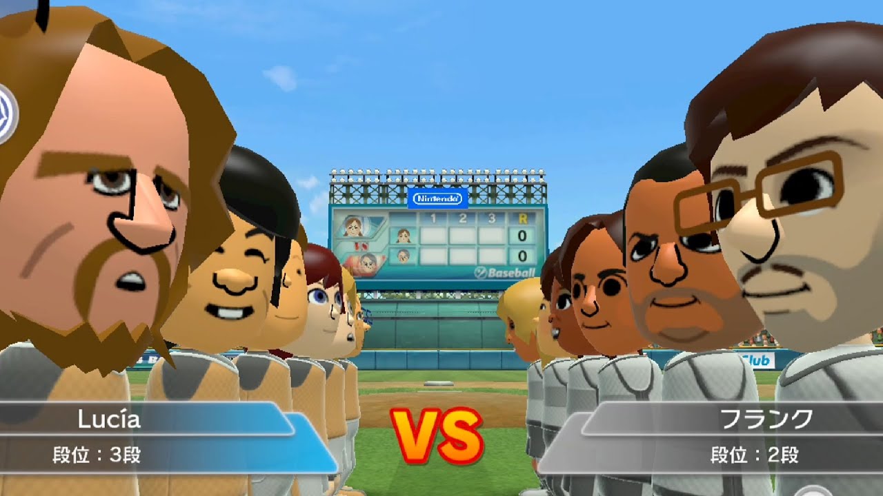 Wii Sports Club - Baseball (Wii U) Player Lucia ( 3 Round Match ) - YouTube