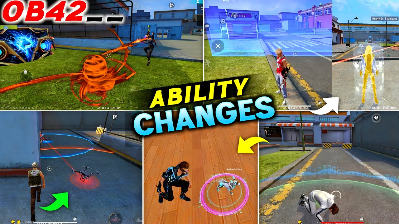 OB42 Character Ability Change in Game 😲 Free Fire India Ob42 - YouTube