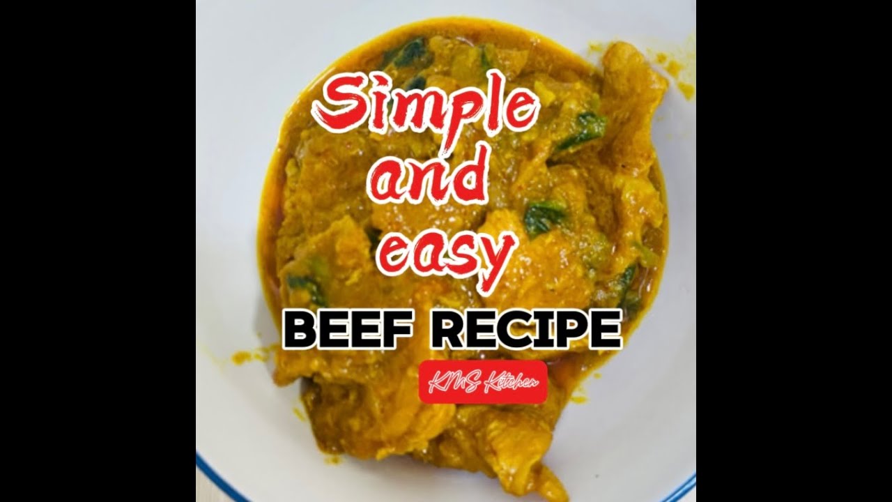 Simple and easy beef recipe | KMS Kitchen - YouTube