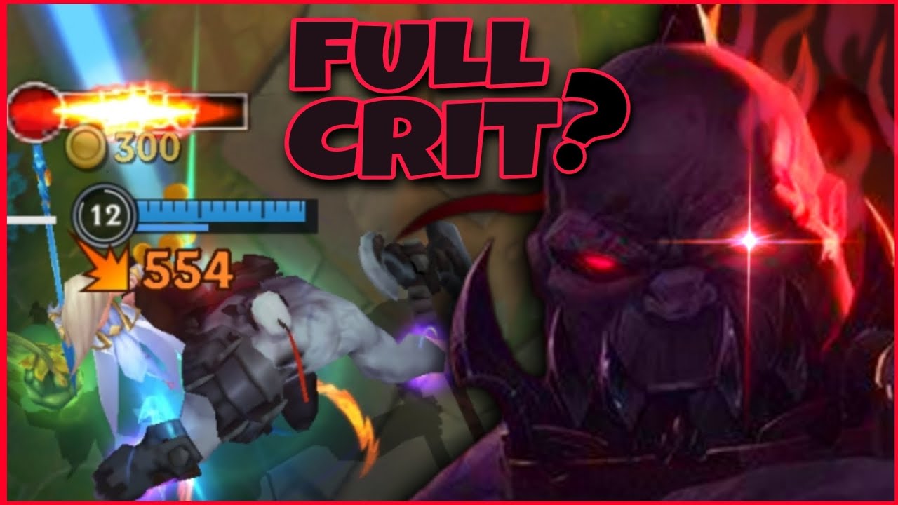 Wild Rift: FULL CRIT LETHAL SION GAMEPLAY - YouTube