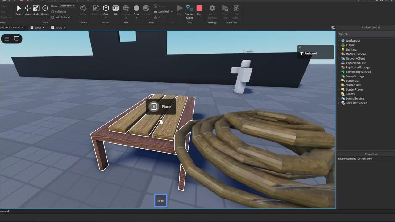 Crafting Table | Roblox Studio - YouTube