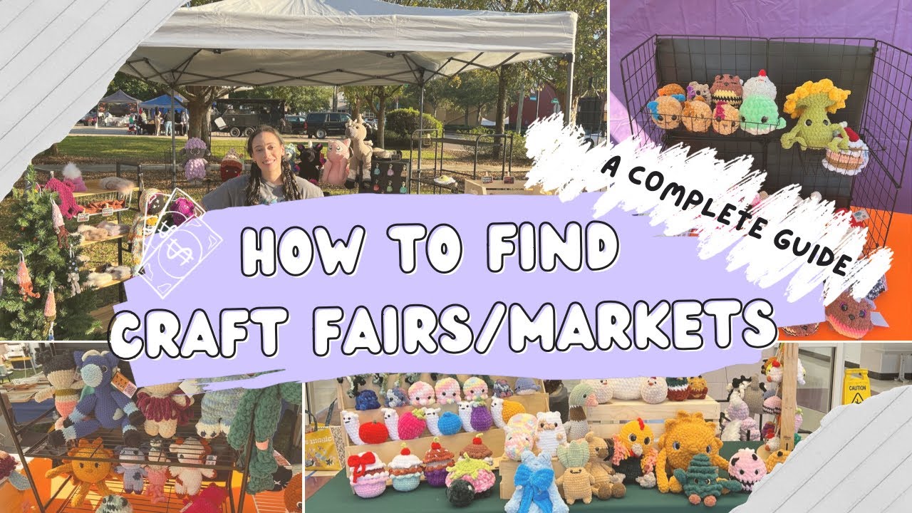 How to find craft fairs and markets and become a vendor : a COMPLETE guide ️💜 - YouTube