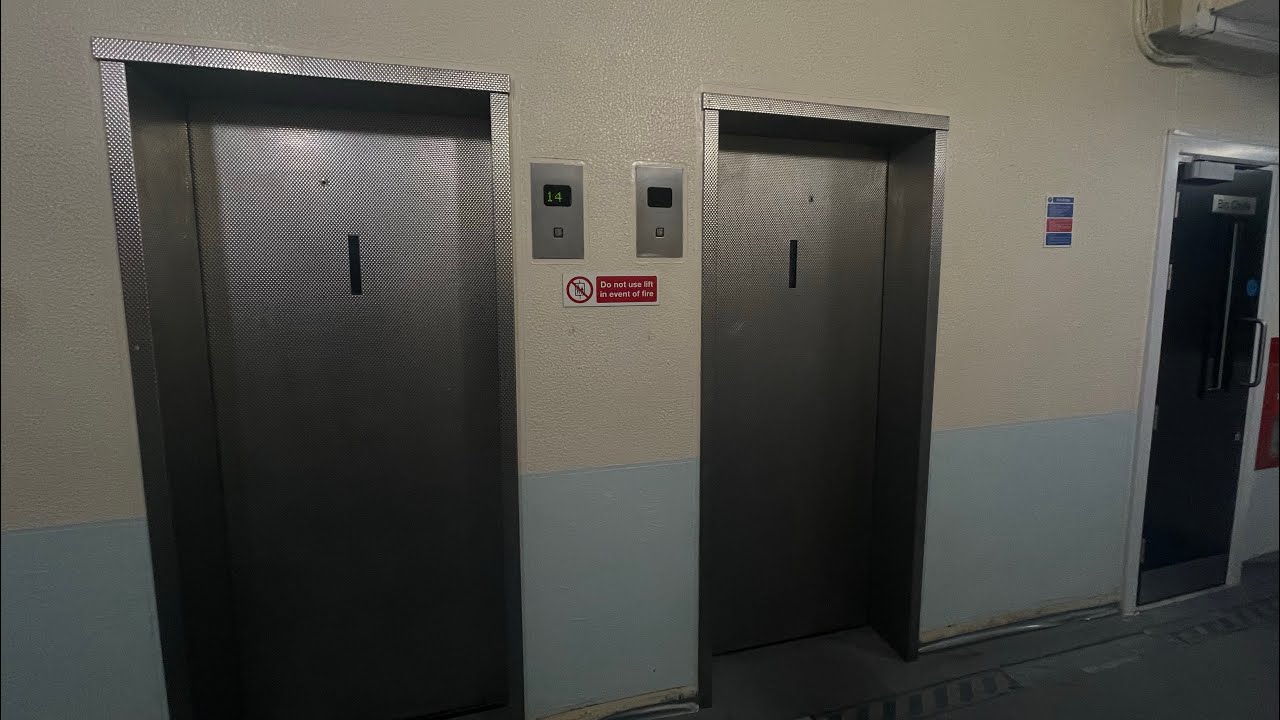 (Bennie) ILE tower block lift surf (extended ceiling) - YouTube