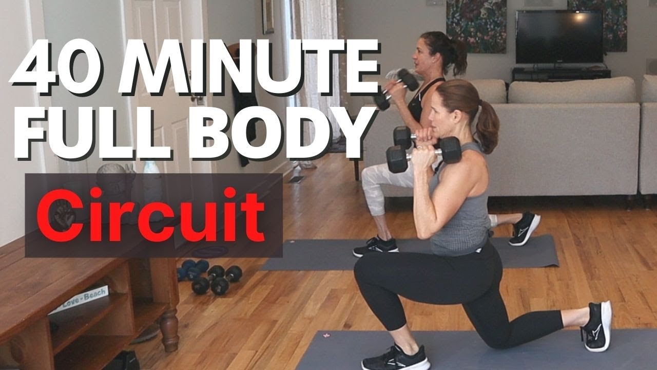 40 MIN Full Body Circuit | At Home Workout | Strength & Cardio #41 ...