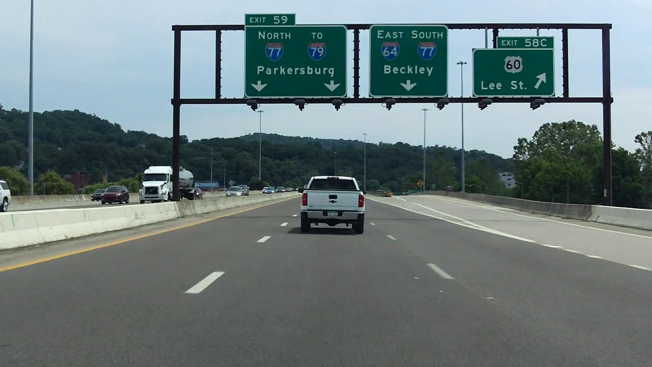 Interstate 79 - West Virginia (Exits 1 to 5) northbound - YouTube