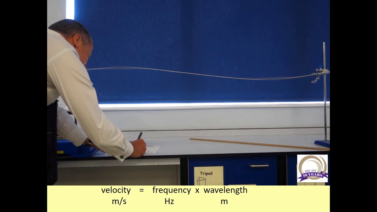 Waves in a Solid Required Practical - YouTube