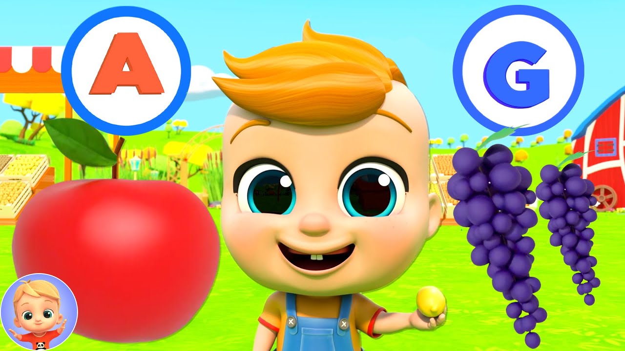 Learn ABC Yummy Yummy Fruits Song for Kids - YouTube