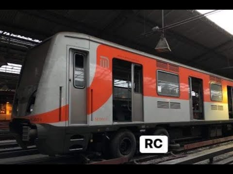 NM 02 M.600 M.601 pasando en pruebas en Linea B Fanmade Openbve - YouTube
