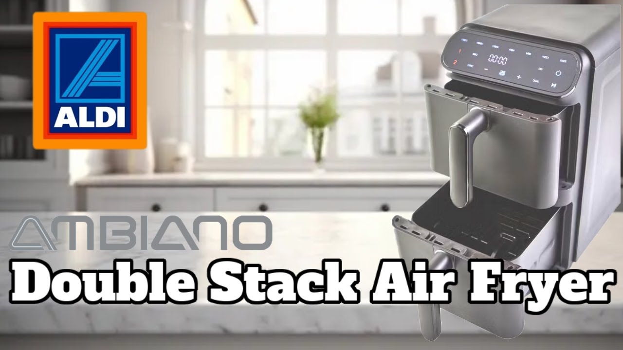 Aldi DOUBLE Stack Air Fryer! Is the Ambiano Vertical Stack a Ninja ...