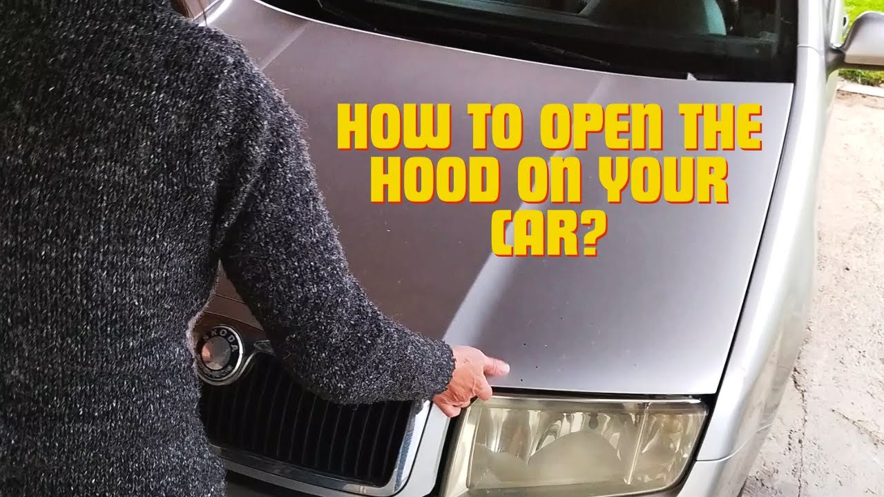 How To Open The Hood Of A Car? For Women - YouTube