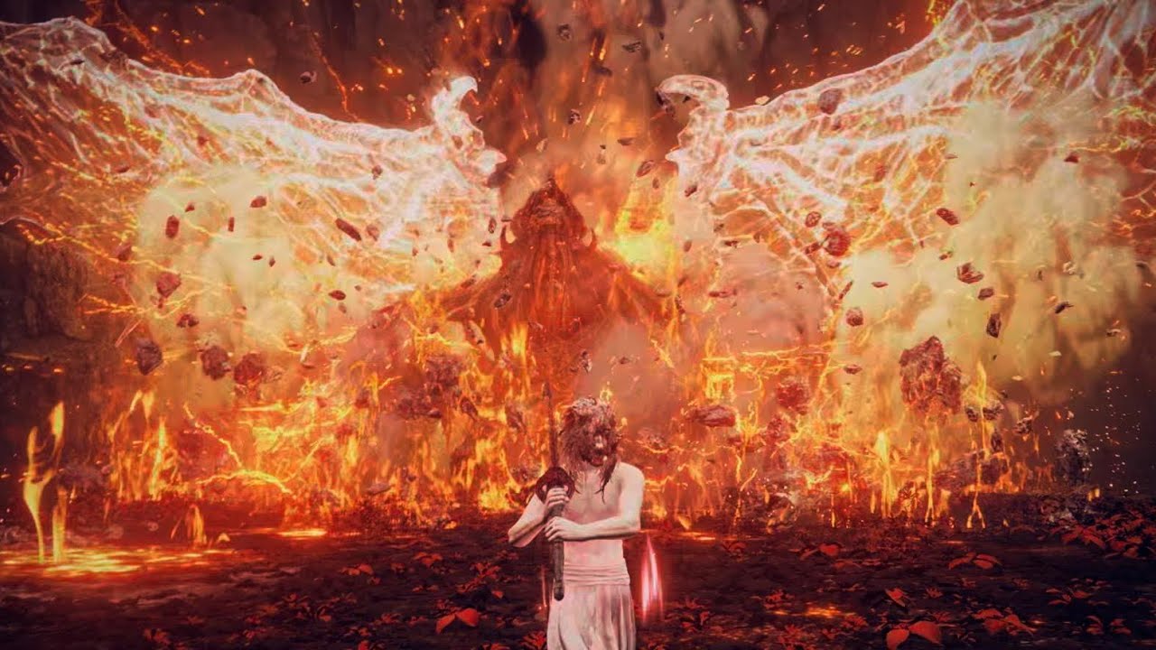 Elden Ring DLC - Bayle the Dread Cinematic Boss Fight 4k (No HUD, No ...