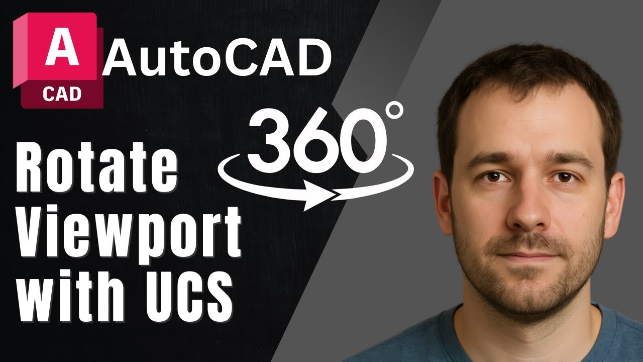 AutoCAD: How to Rotate Drawing Using UCS in Layout Viewport (2025 ...
