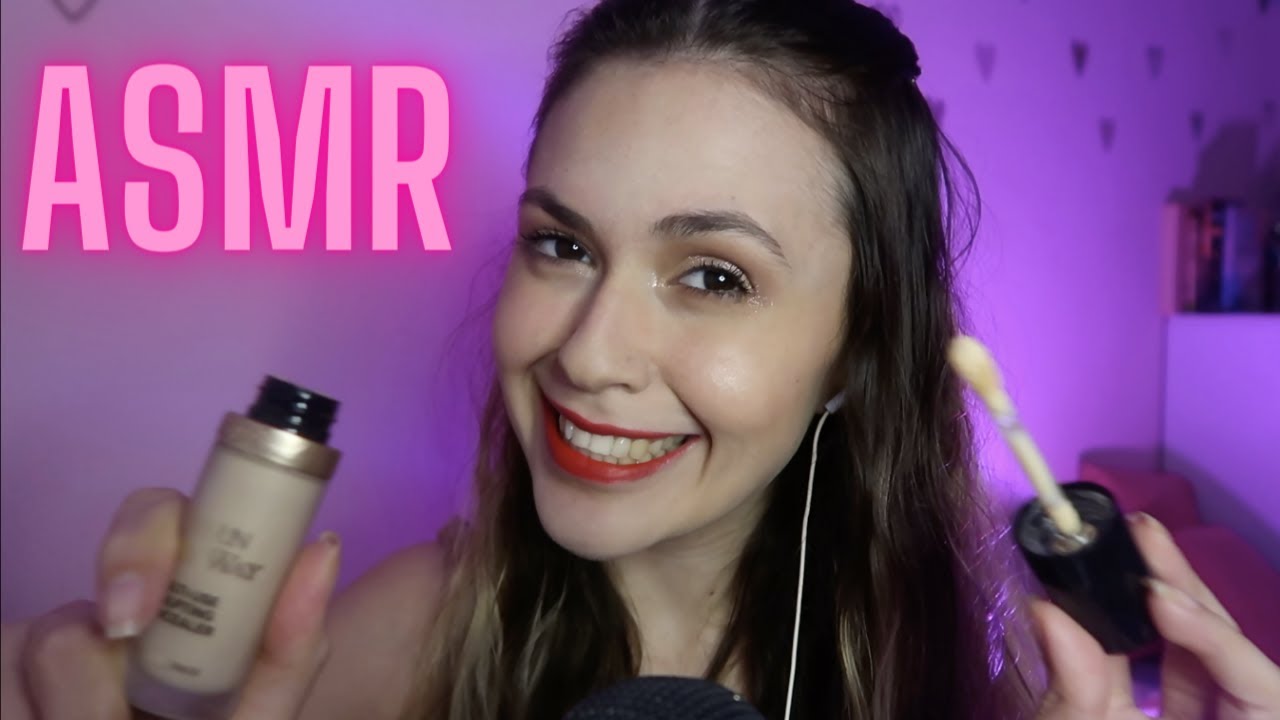 ASMR: TE MAQUIANDO SÓ MAKE IMPORTADA 💅🏻(delicadamente) - YouTube