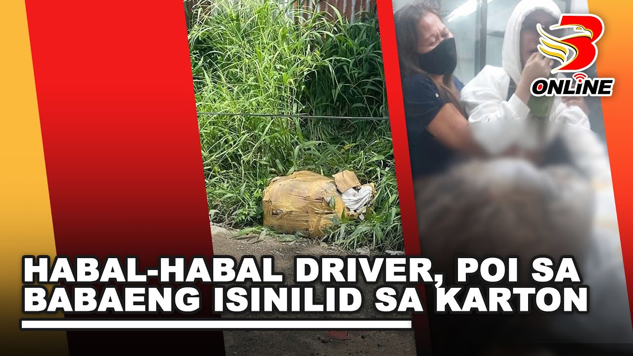 Habal habal driver, POI sa babaeng isinilid sa karton - YouTube
