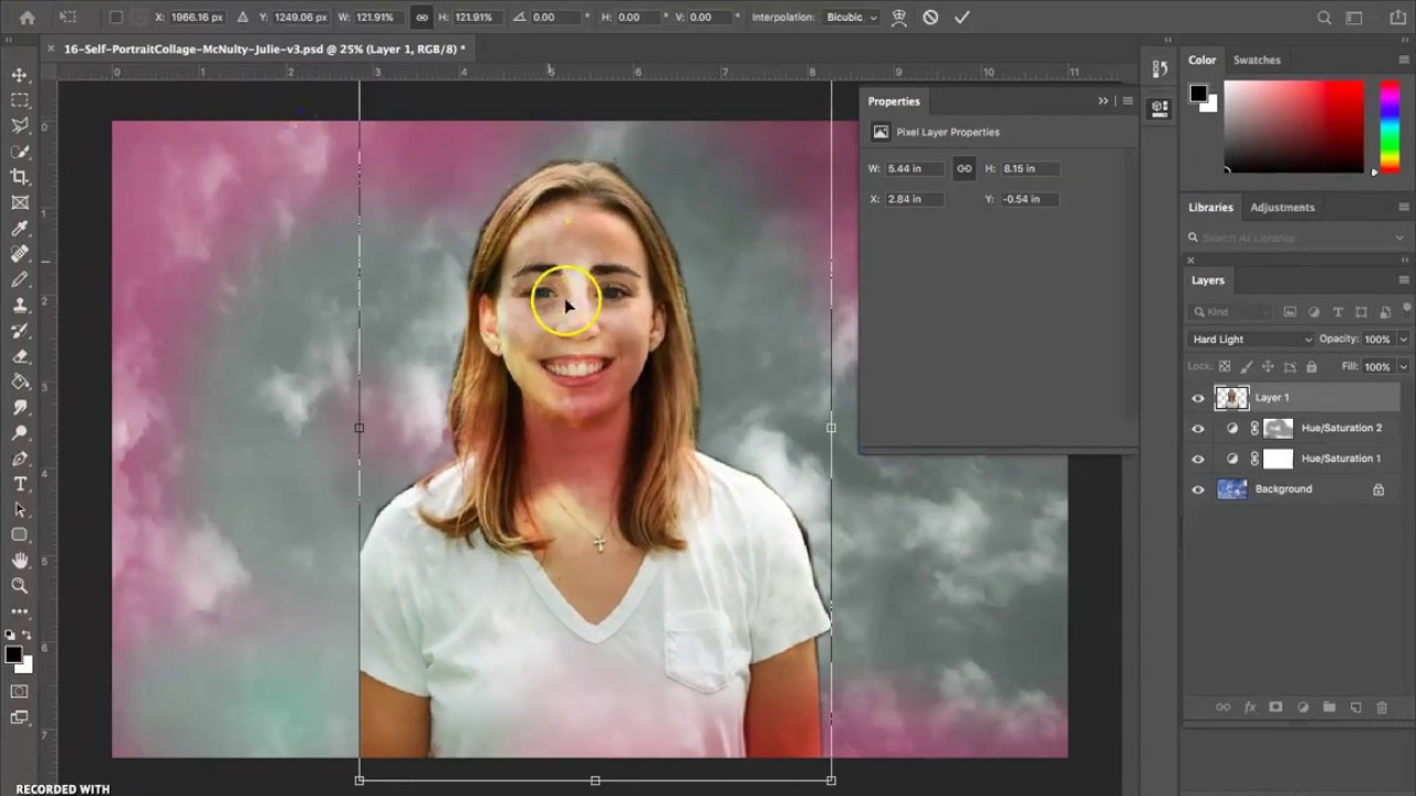 How to Create a Self Portrait Collage using Adobe Photoshop - YouTube