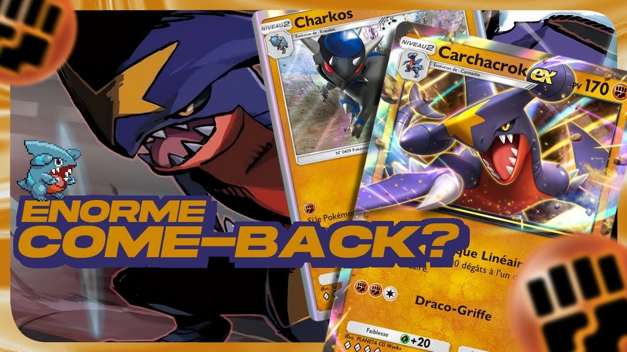 🦈CARCHACROK EX: le plus gros COME-BACK du JEU?! - Deck Carchacrok EX ...