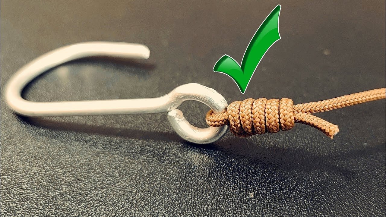CENTAURI KNOT. GREAT KNOT for Anglers! - YouTube