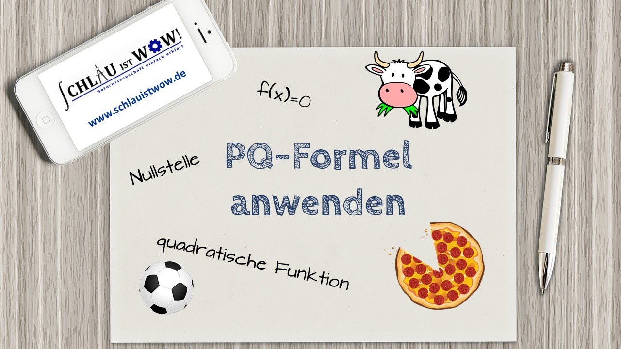 PQ-Formel - Anwendung und ultimative Merkhilfe - YouTube