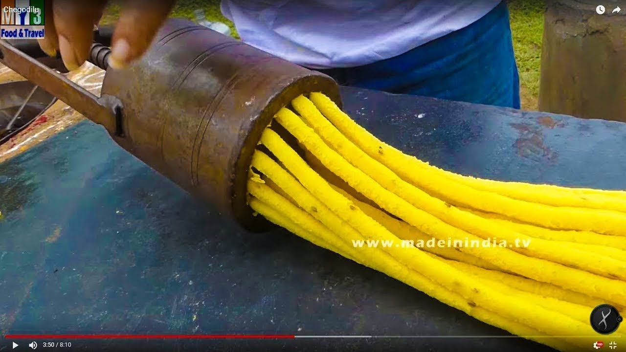 Crispy Rice Rings Making | Chegodi Making | Round Shape Kids Favorite ...