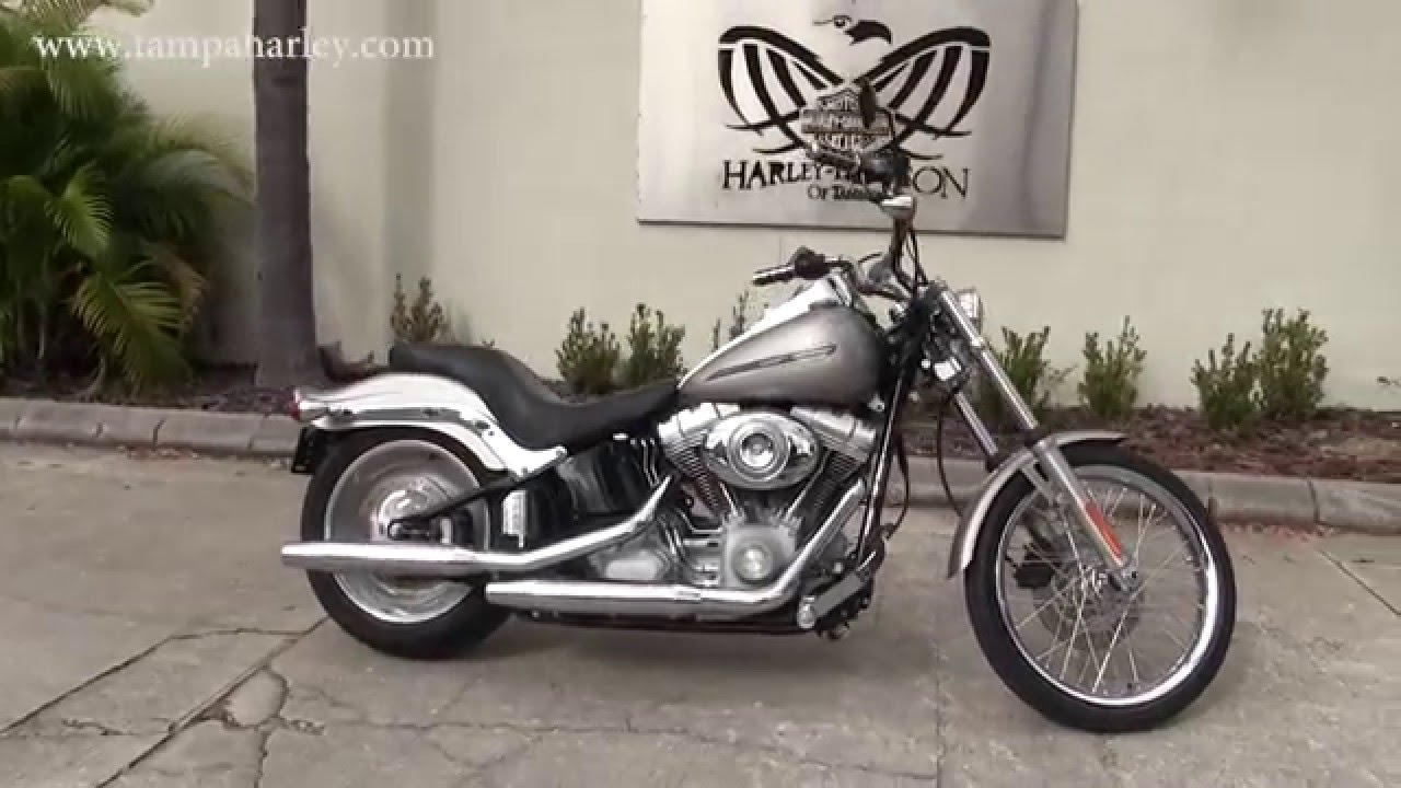Used 2007 Harley Davidson FXST Softail Standard - YouTube