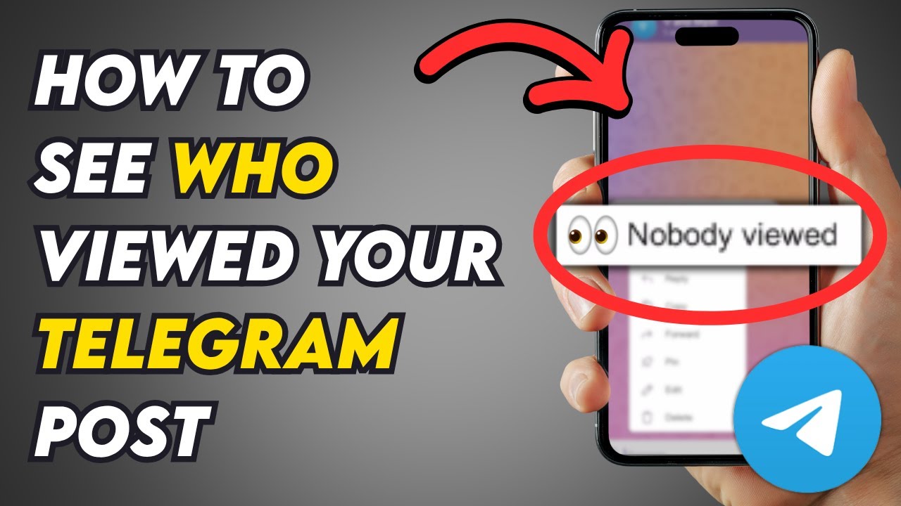 (New Trick) How to See Who Viewed Your Telegram Post - YouTube