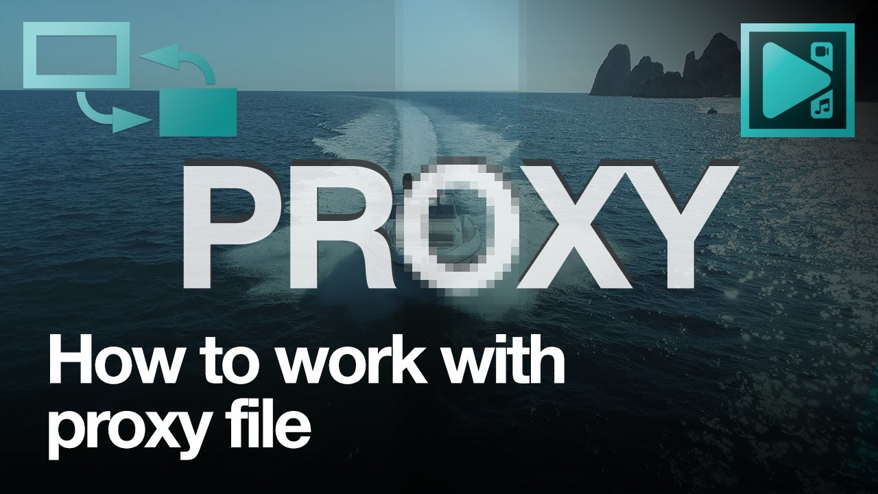 How to work with proxy files in VSDC - YouTube