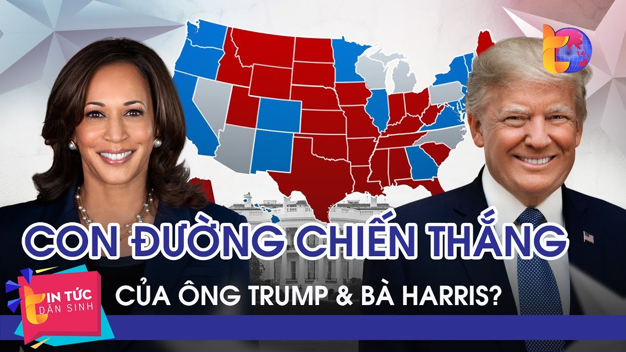 Con đường nào dẫn đến chiến thắng cho bà Harris và ông Trump?| Tin Tức ...