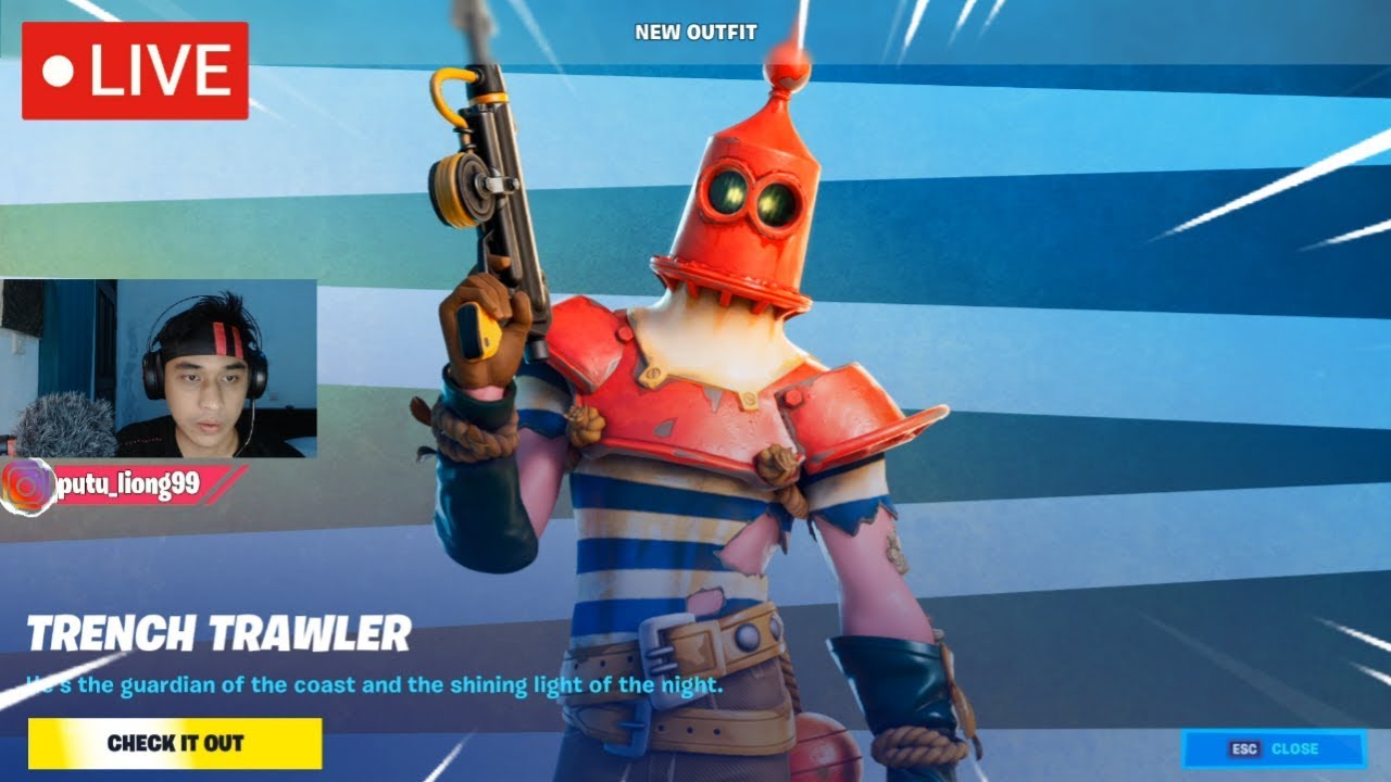 LIVE FORTNITE - TRENCH TRAWLER - YouTube