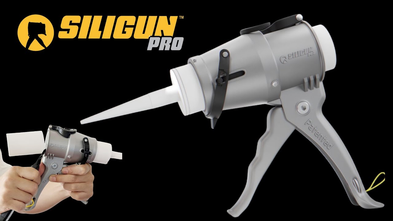 SILIGUN PRO - Reinventing the caulking gun! - YouTube