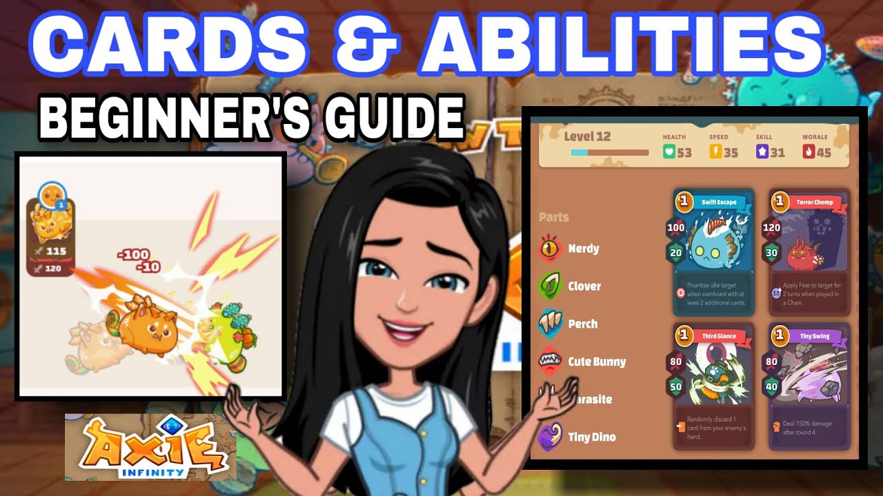 AXIE INFINITY: Damage, Shield & Abilities Explained| Beginner's Guide ...