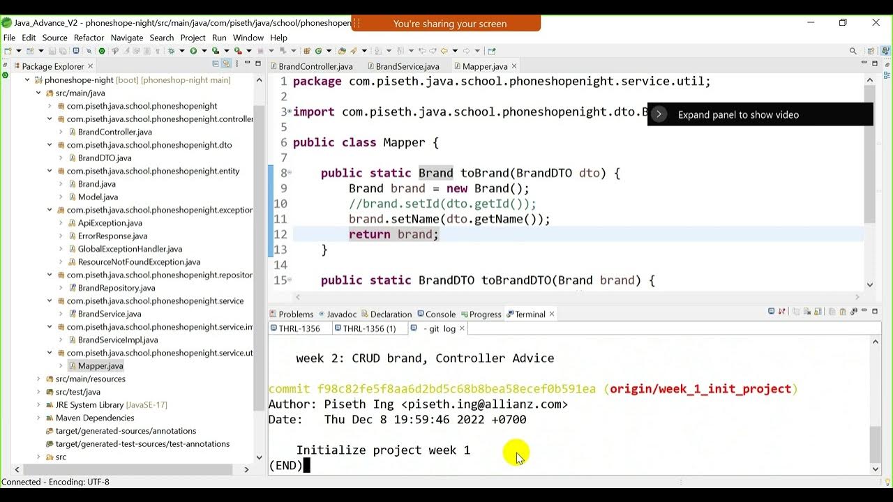 Springboot 2022-12 : Week 3 Mapstruct - YouTube