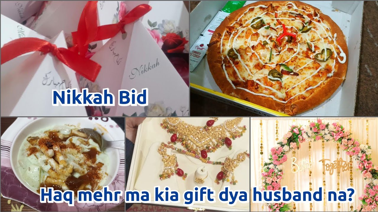 Husband sa Haq Mehr ma kia gift Mila😍 | Nikkah Details😍 - YouTube