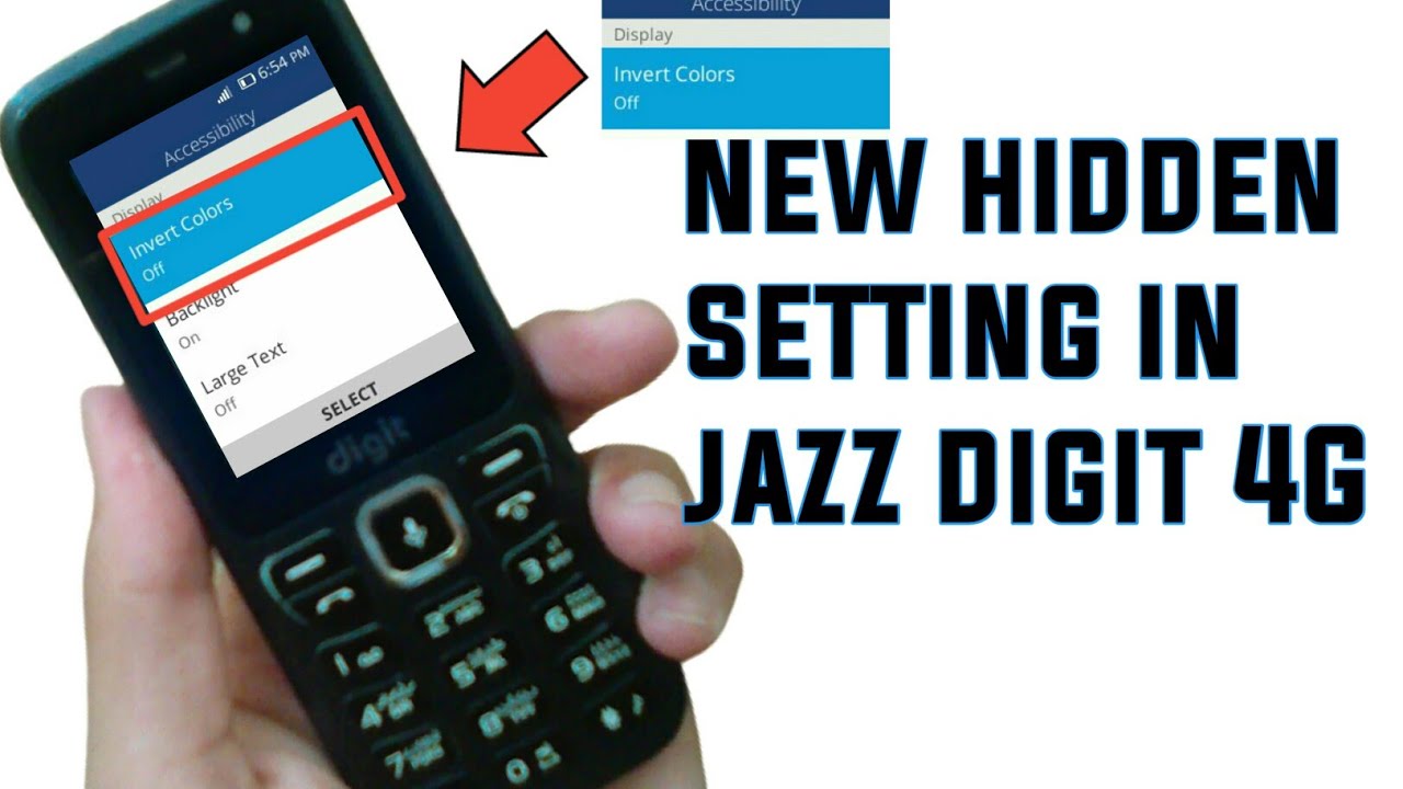 Jazz digit 4G new secrete setting tips and tricks | hidden setting in ...