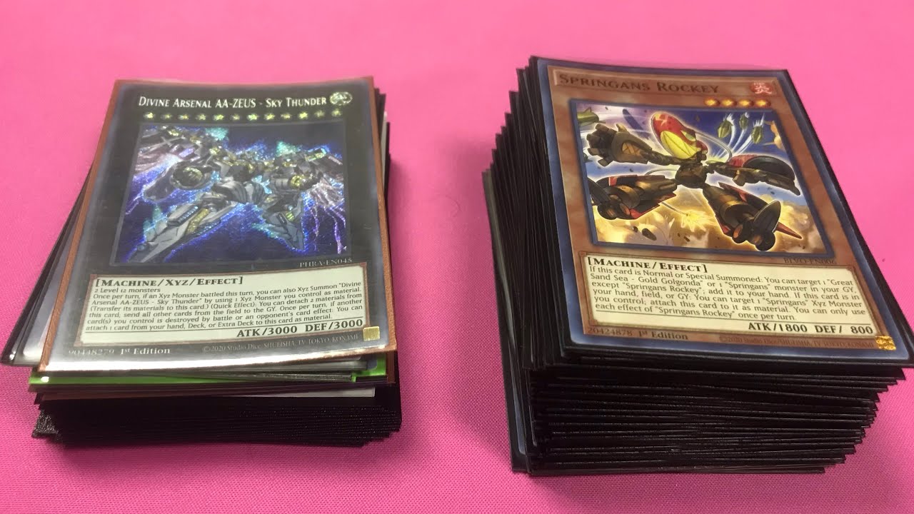 Yu-Gi-Oh! Springans Deck Profile! September 2021!!! - YouTube