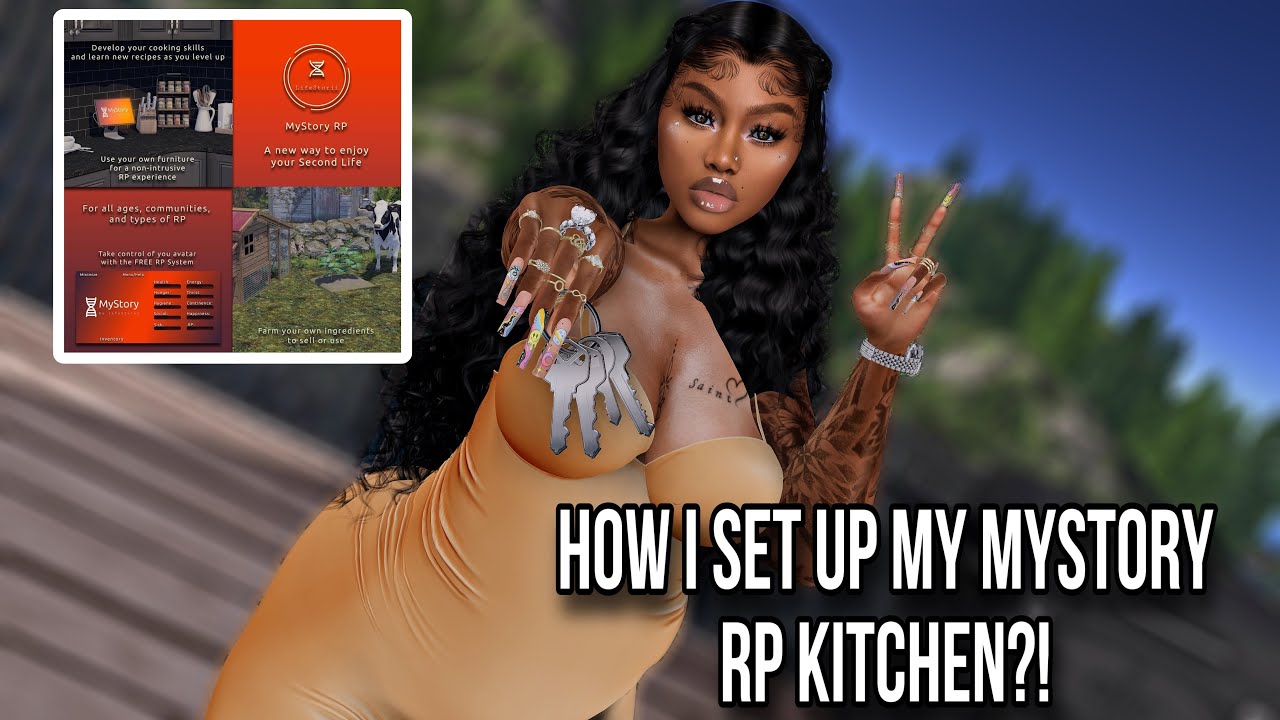 Second Life| MyStory RP Kitchen Setup! - YouTube