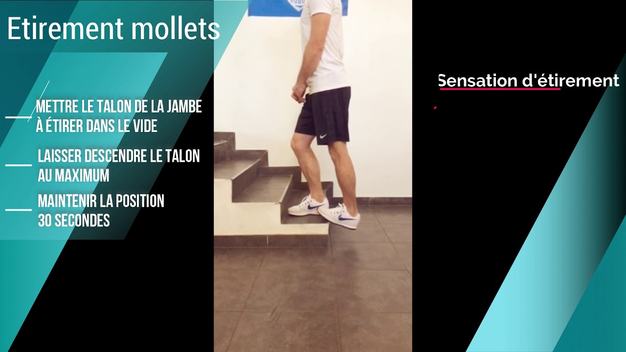 Etirement mollets - YouTube
