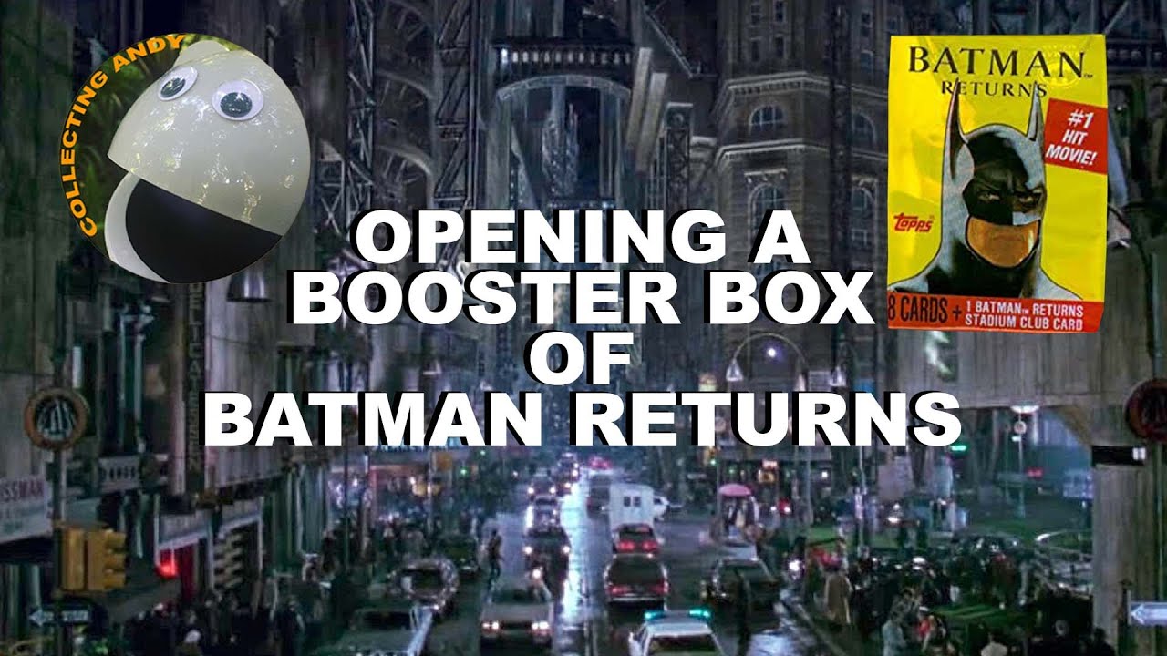 Opening a Case of BATMAN RETURNS Trading Cards from 1992 - YouTube