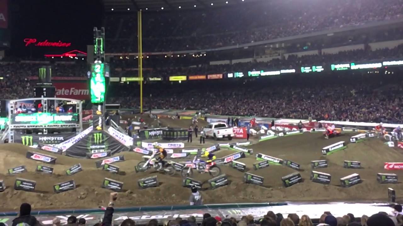 Cooper Webb Whoops - Slow Mo Monster Energy Supercross Anaheim 1 2016 ...