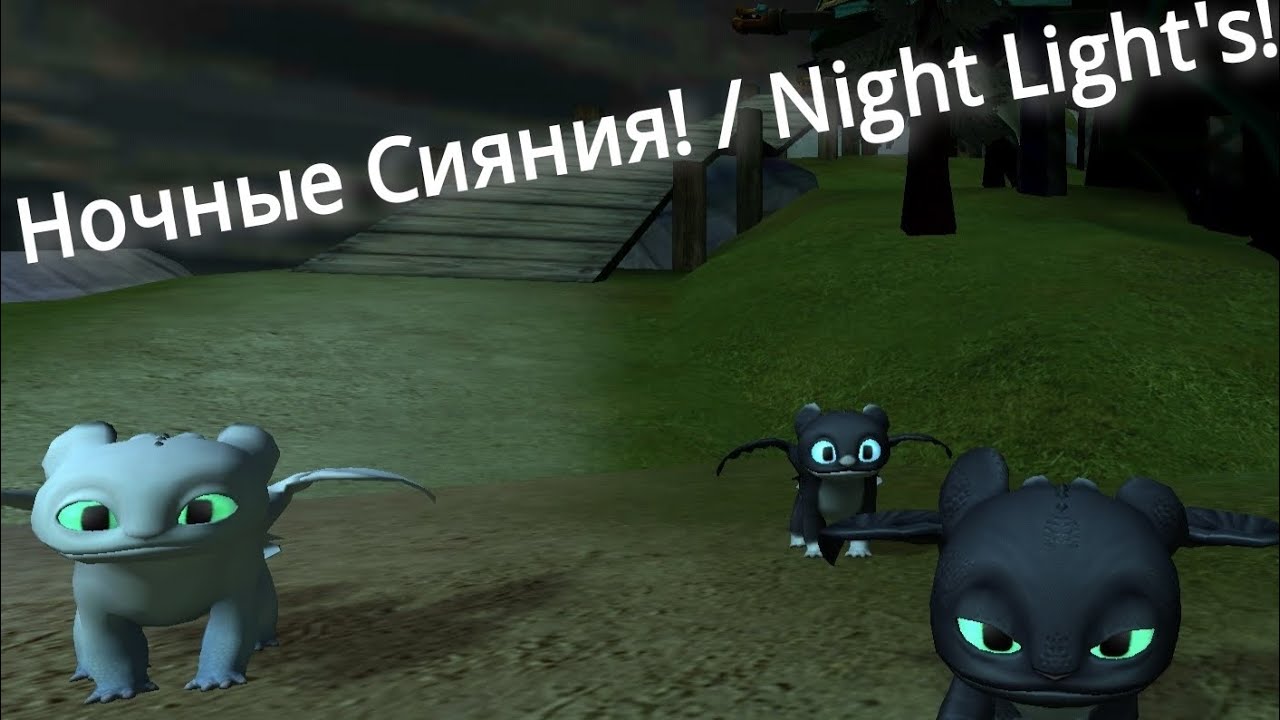 Малыши Ночные Сияния Школа Драконов School Of Dragons Youtube