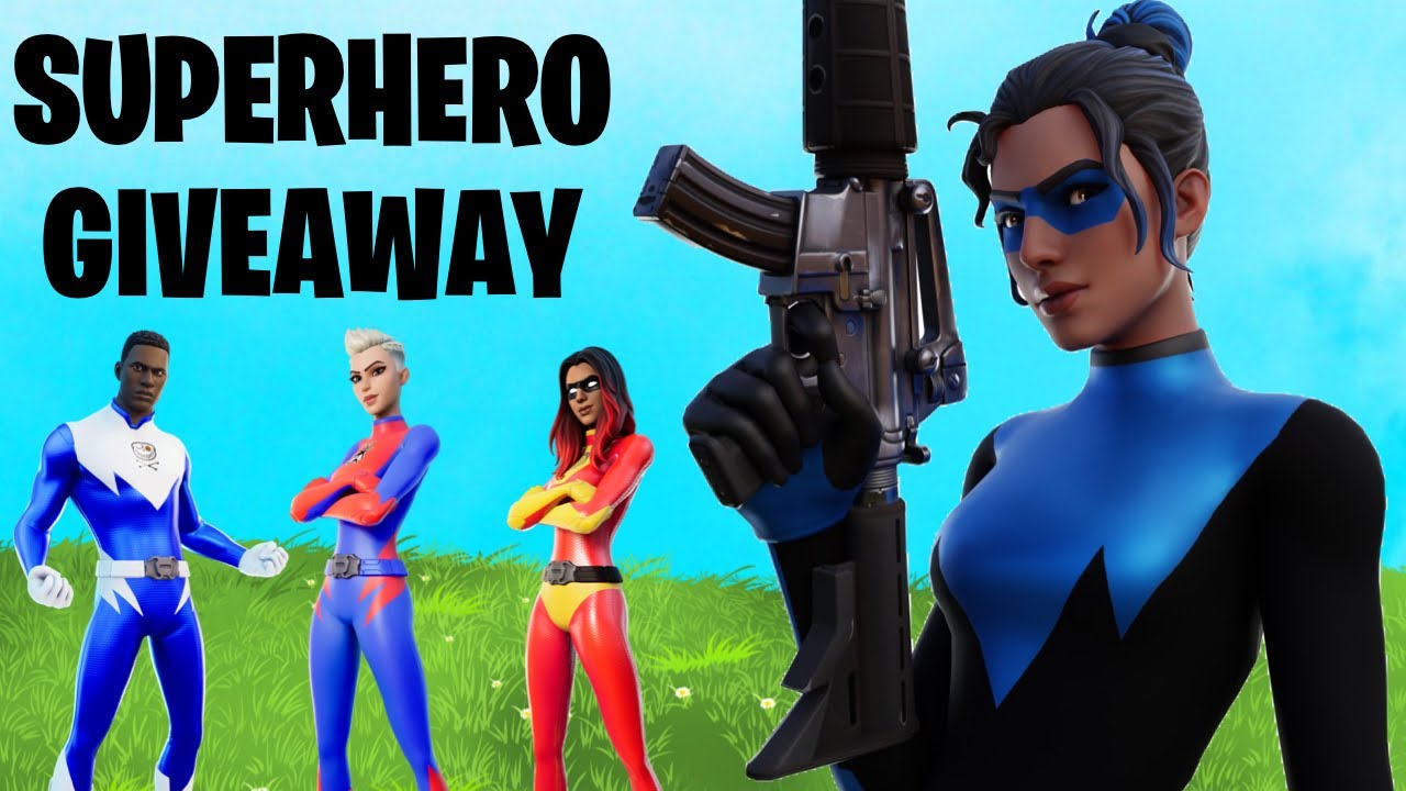 *FREE* SUPERHERO SKINS GIVEAWAY (JOLTARA, POLARITY, BACKLASH, FIREBRAND ...