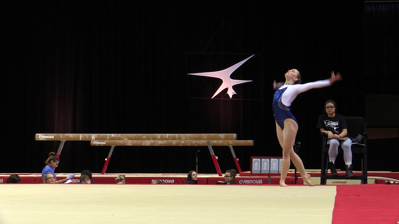 Gymnix 2014 Floor - National Open - Hannah Gula - YouTube