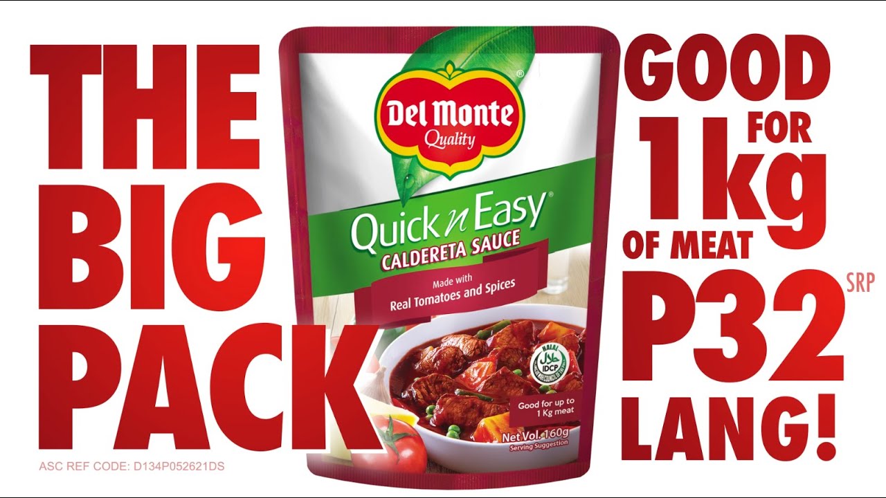 The Big Pack: Del Monte Quick n Easy Caldereta Sauce - YouTube