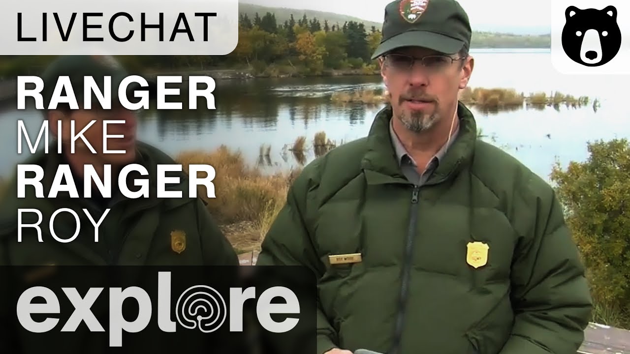 Ranger Roy and Ranger Mike - Lower River Katmai National Park - Live ...