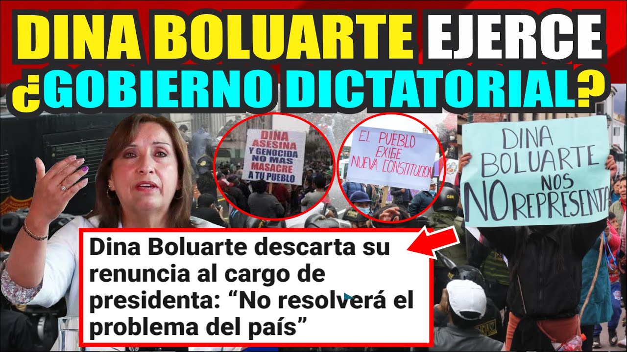 Dina Boluarte Descarta Su Renuncia Al Cargo De Presidenta “no