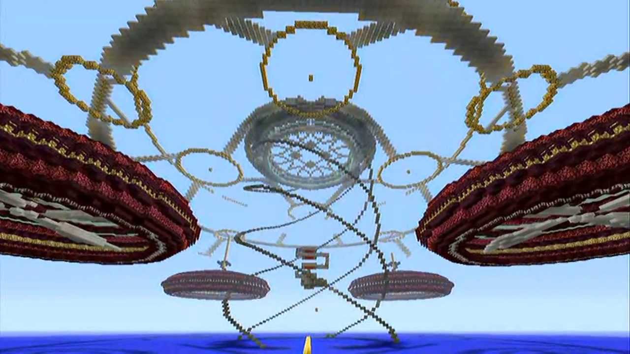 Minecraft 360 - Pt. 79 - Island Rings and Pathways for Floating Hunger ...
