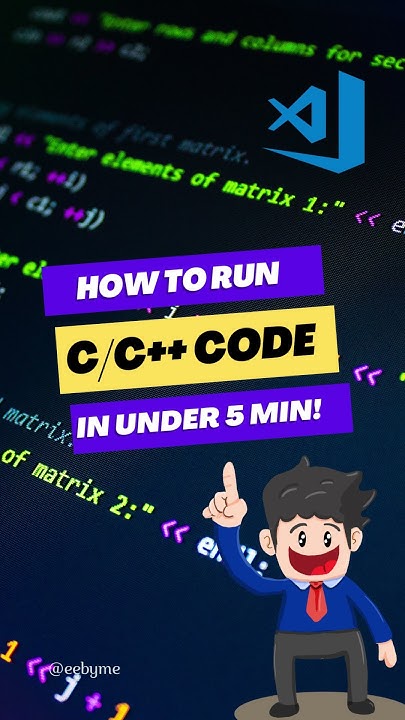 Run C and C++ in Visual Studio Code: Run Your Code Like a Pro! - YouTube