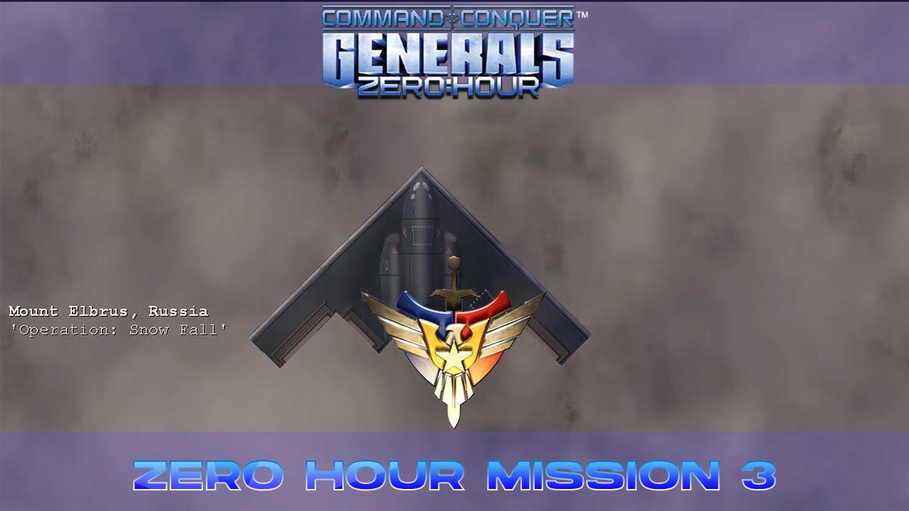 Command and Conquer Generals Zero Hour - USA Mission 3 - YouTube