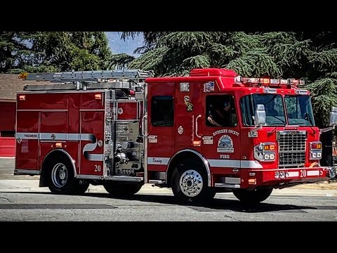 Riverside County Fire Engine 20 responding to a medical - YouTube