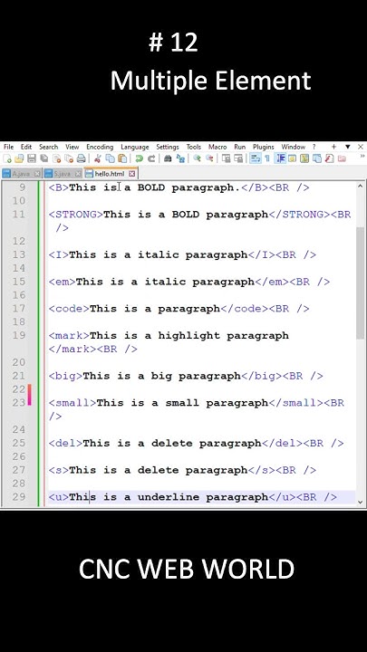 Multiple Element - YouTube