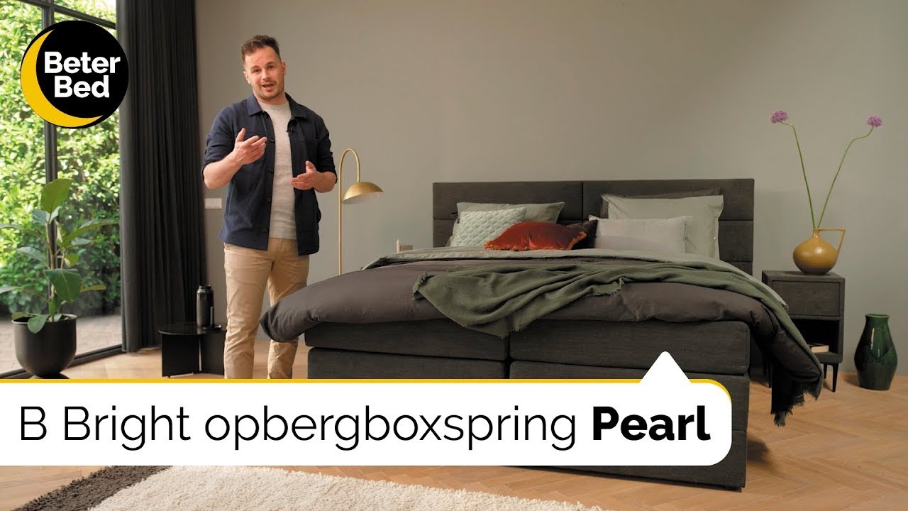 Opberg boxspring Pearl | B Bright - YouTube